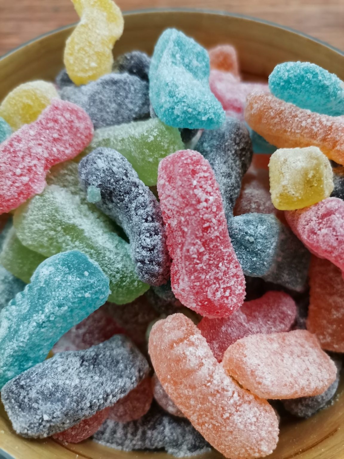 Bulk Sour Worms-Chewy Sour Sweets 10 x 1kg - Nutting But Goodness